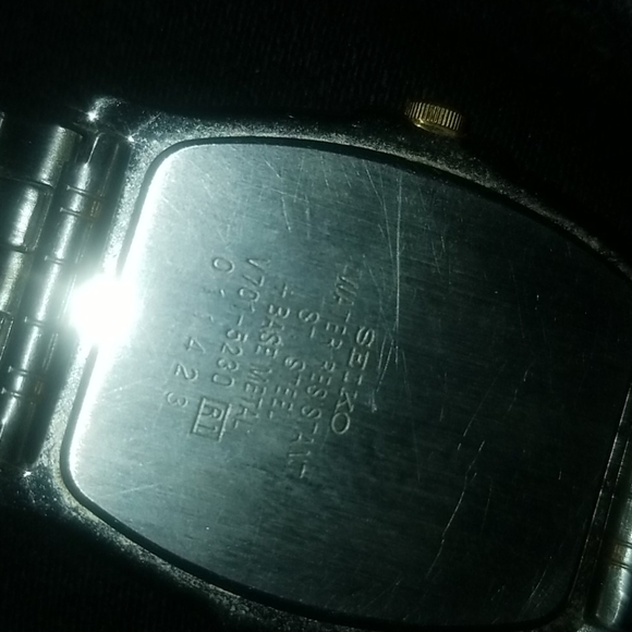 Seiko | Accessories | Seiko Watch St Steel Base Metal Bezel Water Resis ...